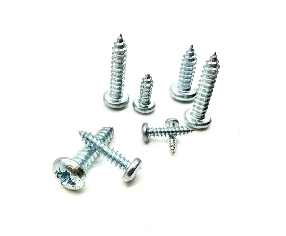 SELF TAPPING SCREWS ASSORTED MIXED BAG LARGE ZINC STEEL SCREWS SELF ...