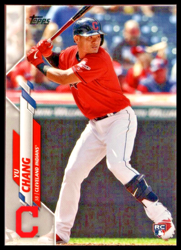 2020 TOPPS #590 YU CHANG ROOKIE CARD CLEVELAND GUARDIANS/RC | eBay