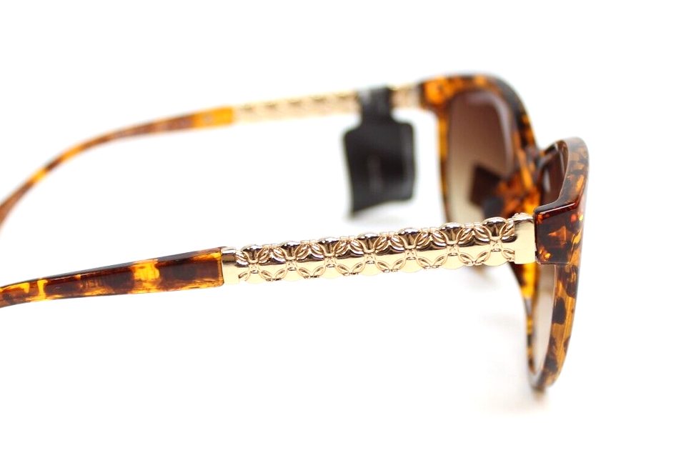 Steve Madden Brown Tortoise Shell & Gold Floral Sunglasses 100%UV ...