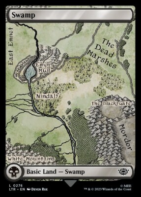 Magic LOTR Swamp Basic Land L 0276 | eBay