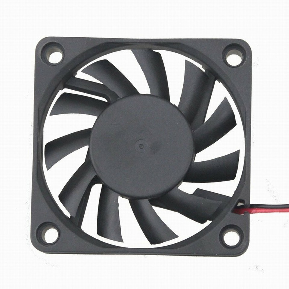 12V DC 60mm Cooling Fan 60x60x10mm (2.4x2.4x0.4 in) for CPU PC Printer ...