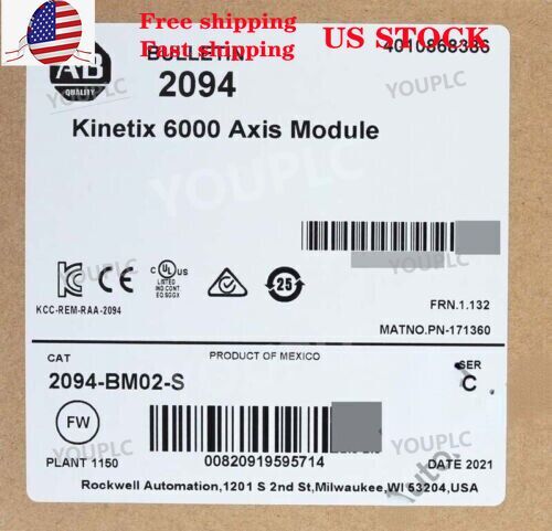 Allen-Bradley 2094-BM02-S Integrated Axis Module 15A Servo Drive ...