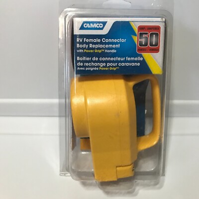 Camco 55353 Power Grip 50A Female Cord Plug End 50-RR | eBay