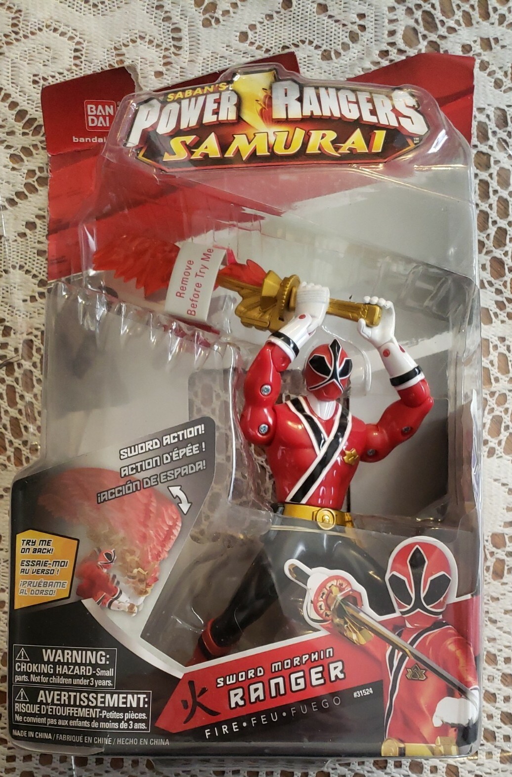 Red Power Ranger Samurai Sword