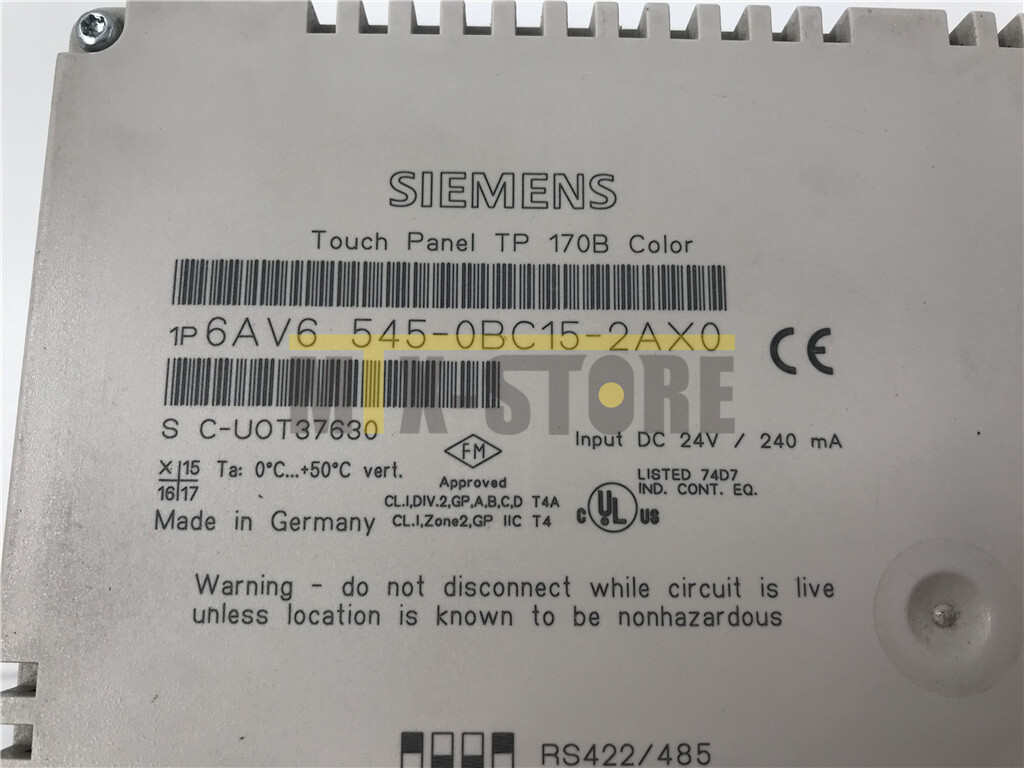 1PCS Unopened New Siemens HMI TP170B 6AV6545-0BC15-2AX0 6AV6 545-0BC15 ...