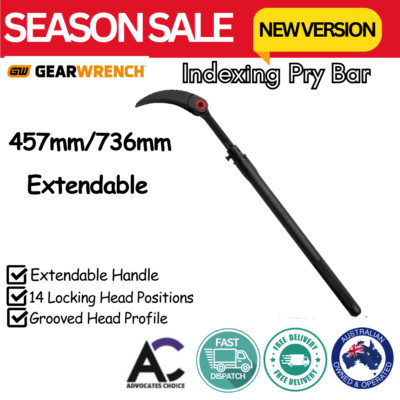 GearWrench 29 inch Extendable Indexing Pry Bar Adjustable 82220 ...