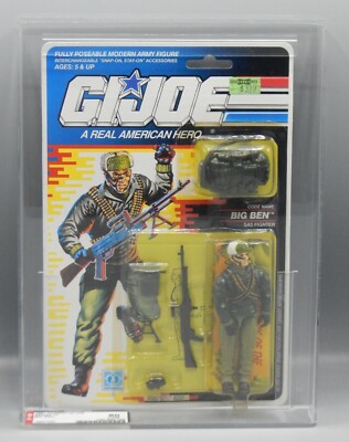 1991 vintage AFA 80 Y Hasbro GI Joe BIG BEN action figure SEALED toy ...