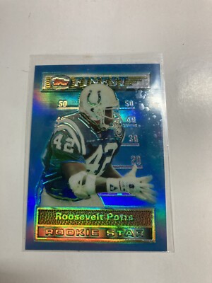 1994 Topps finest refractor Roosevelt Potts rookie star Indianapolis ...