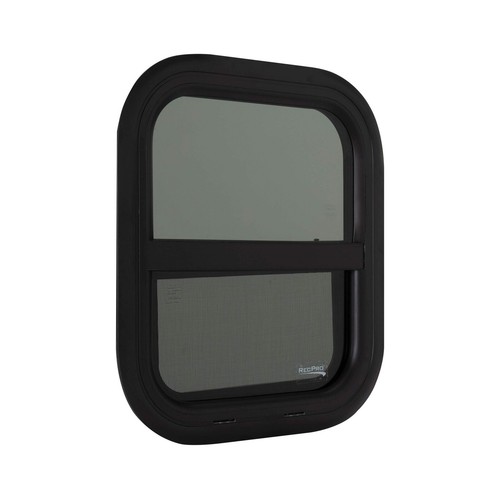 RecPro RV Window | 14"W x 16"H | Teardrop Style | Vertical Sliding | RV ...