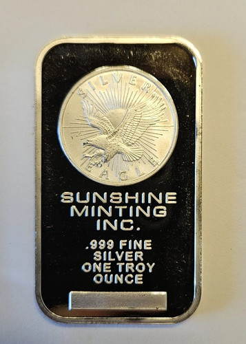 1 oz. Sunshine Mint Silver Bar .999 Fine | eBay