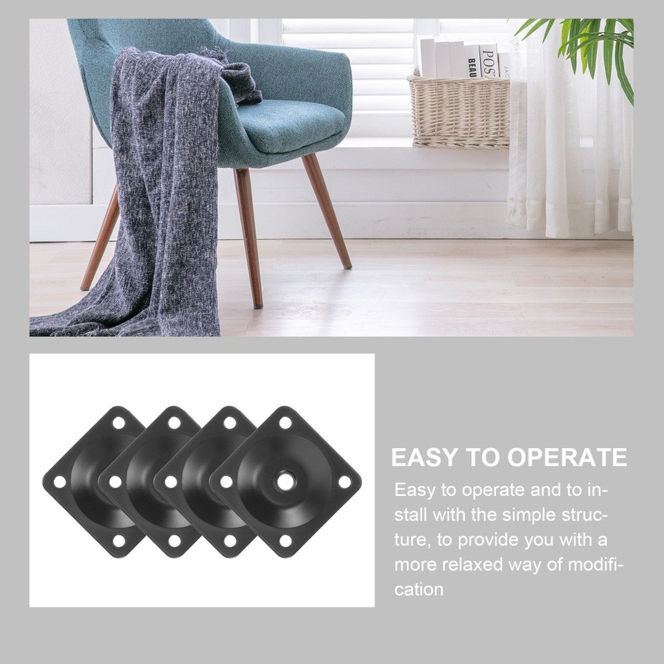 Leg Attachment Plates for Couch Iron Metal Table Bracket Furniture ...
