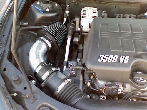RW GREY Ram Air Intake Kit+Filter For 2004-2011 Malibu G6 3.5L 3.6L 3 ...