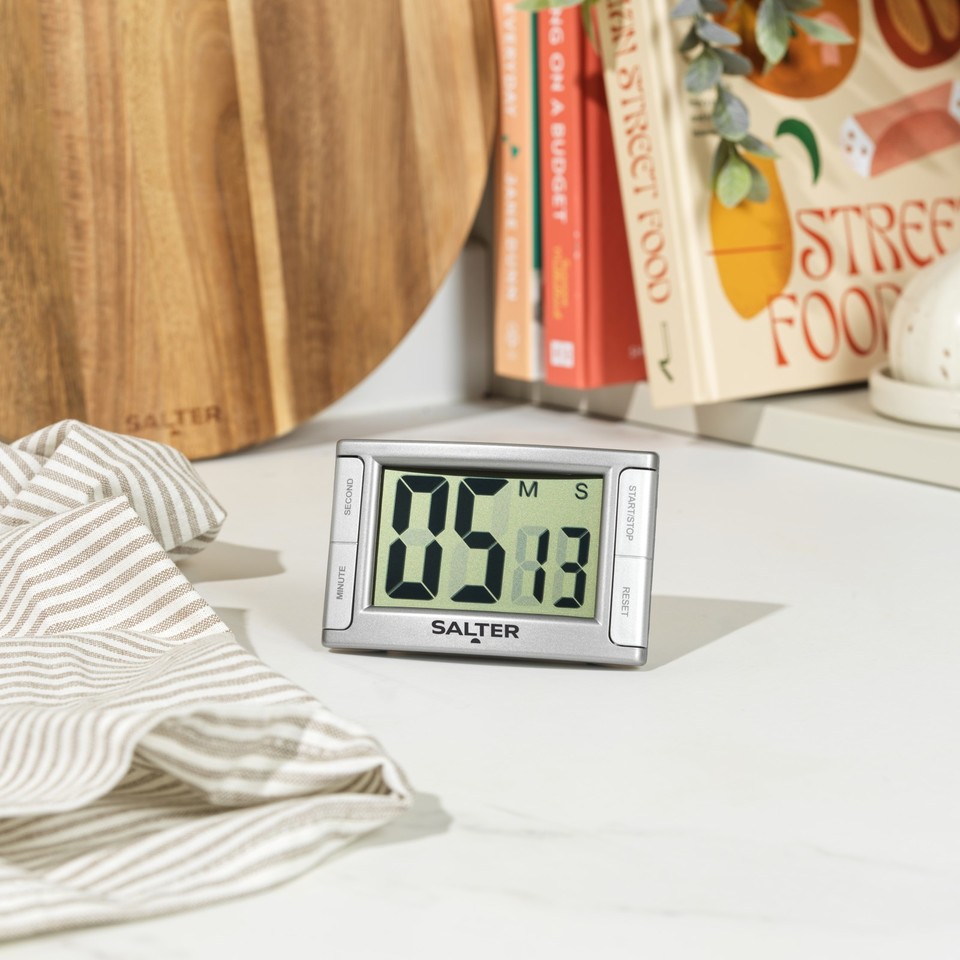Salter Digital Kitchen Timer Large Display Easy To Use Count Up/Down ...