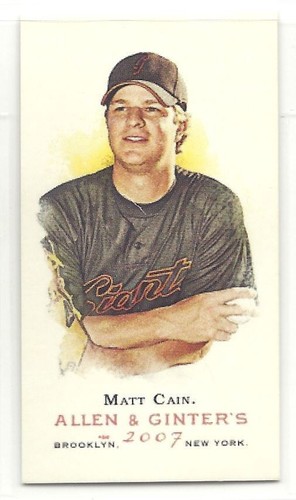 2007 Allen & Ginter Mini Matt Cain 179 | eBay
