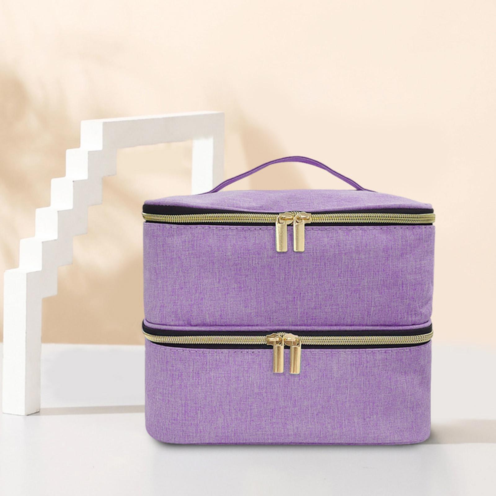 Nail Polish Organizer Case Portable Oxford Cloth Gel Nail Polish ...