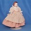 Vintage Ruth Gibbs Godey's Little Lady 7" Doll China Head Hands Feet | eBay