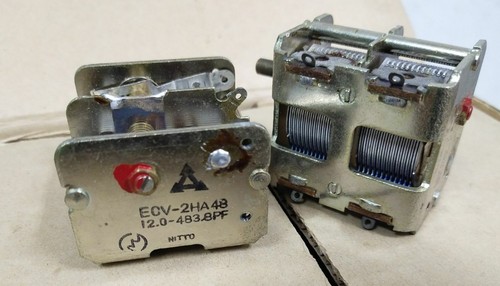 Matsushita Japan RF OSC Air Variable Tunning Capacitor Dual Gang Radio ...