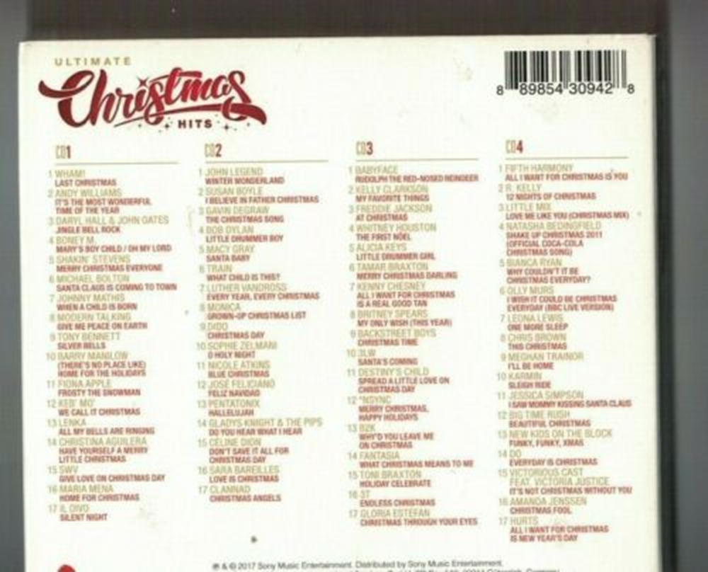 Various - Ultimate... Christmas Hits CD (2017) Audio Quality Guaranteed ...