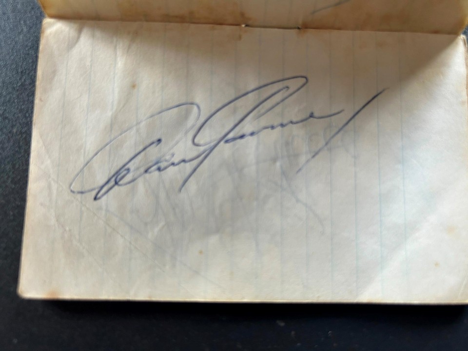 Autograph book signed Jim Clark Maston Gregory Hailwood Maggs Ginther ...