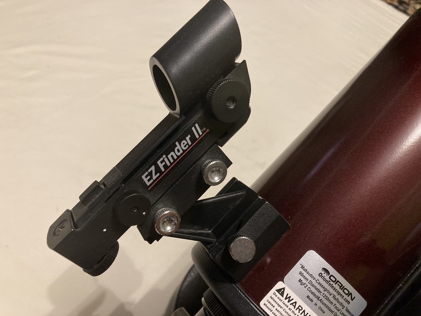 Orion Starmax 90mm Telescope with Tabletop Mount, 10mm & 25mm lenses | eBay