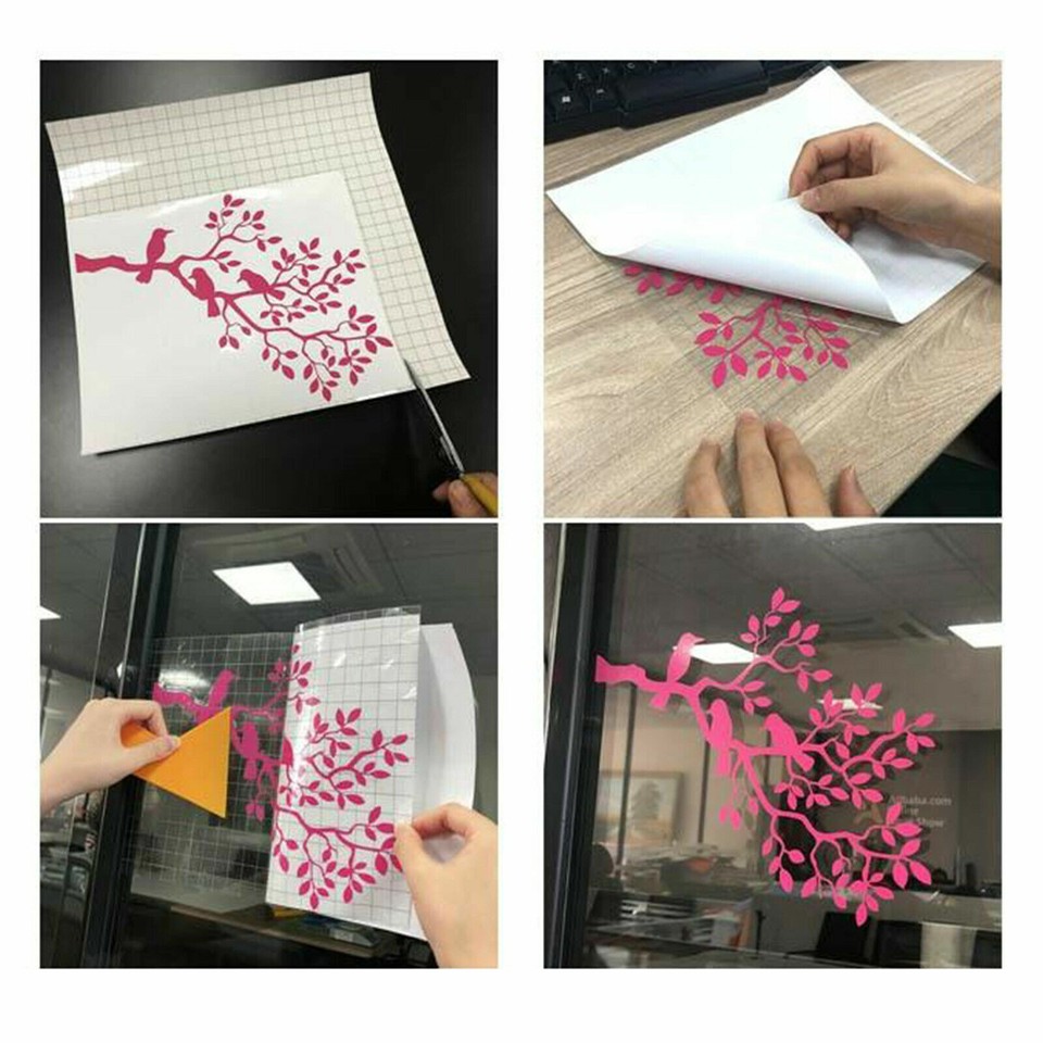 PSV Application transfer Tape clear-lined grid - Adhesive craft vinyl ...