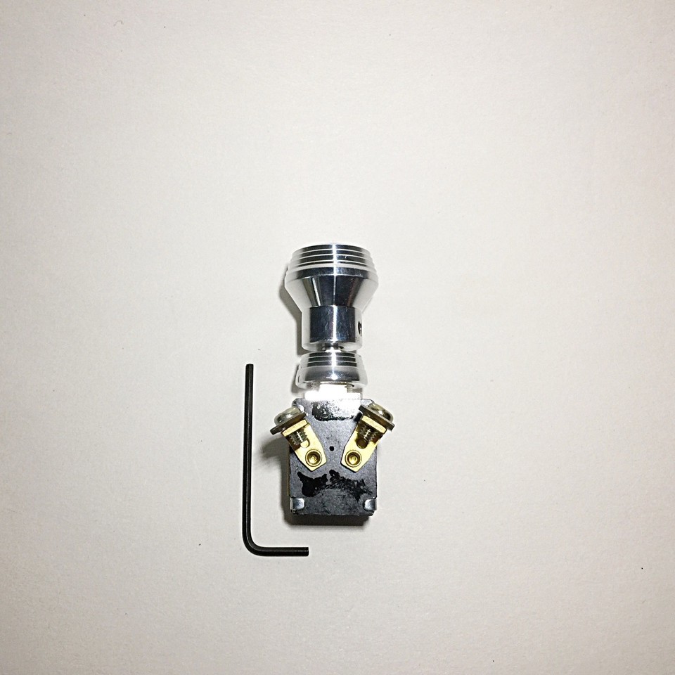 Custom, Hot Rod Horn Switch- Art Deco Knob/Bezel - Push Switch Dash ...