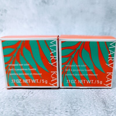 Lot of 2 NEW MARY KAY WHIPPED EYE COLOR SEAFOAM ECUME DE MER GREEN FULL ...