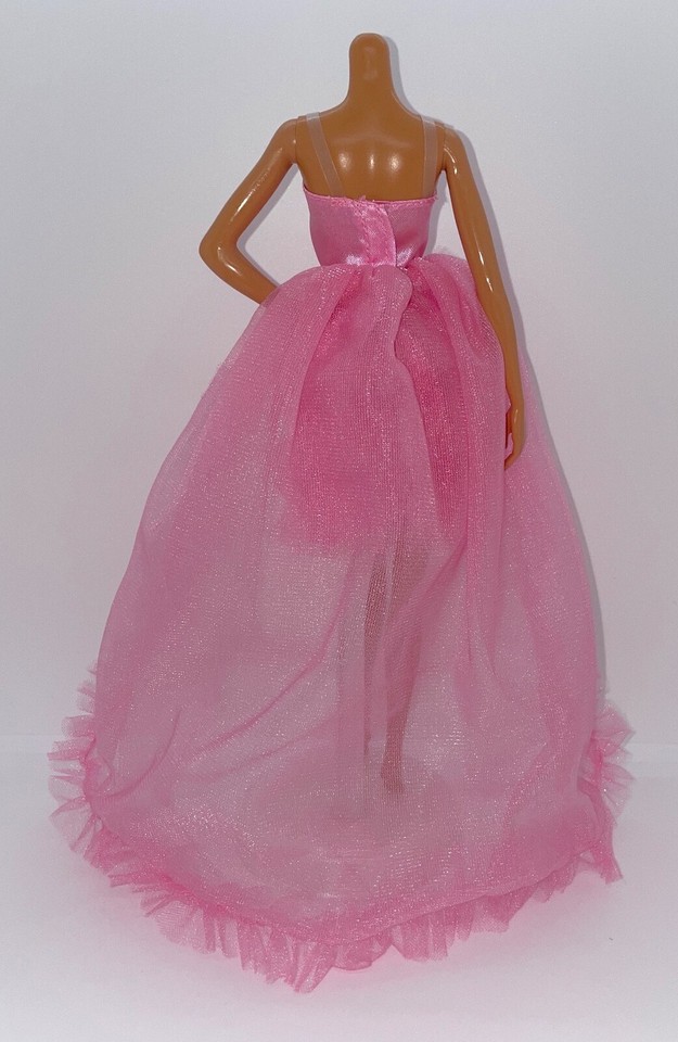 Barbie Model Muse Birthday Wishes 2023 Doll Outfit Pink Ball Gown Tulle ...