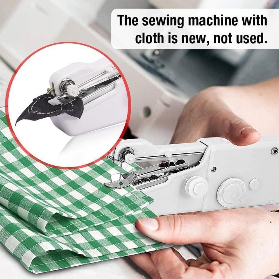 Mini Sewing Machine Handheld Cordless Hand Held Portable Easy Home ...