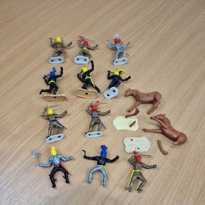 Vintage Timpo Toys Knights toy soldiers. 11 knights, 2 horses. See ...