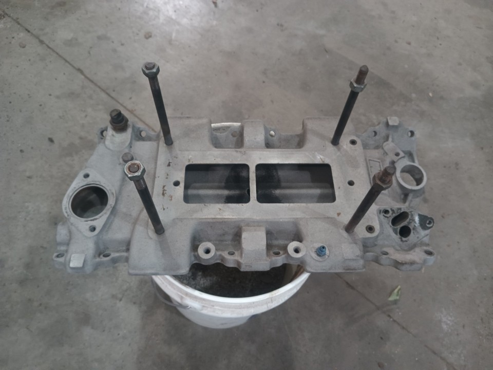 B&M Small Block Chevy Blower 144 Super charger Intake Manifold 8900509 ...