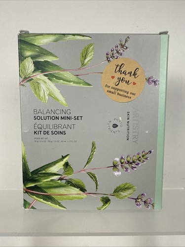 Amway Artistry Balancing Solution Mini Set Cleanser Toner Moisturizer ...