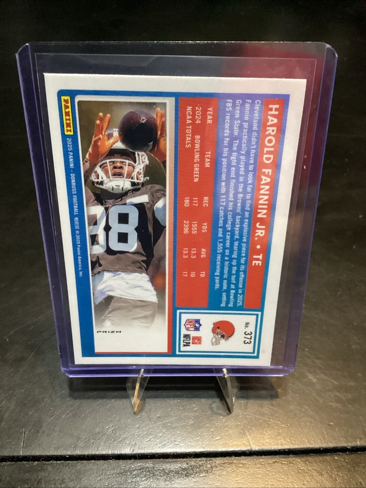 2025 Panini Donruss - Rated Rookie Harold Fannin Jr. #373 Optic Preview ...