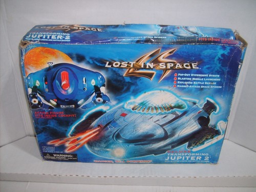 LOST IN SPACE Deluxe Transforming JUPITER 2 ELECTRONIC LIGHT SOUND 1997 ...