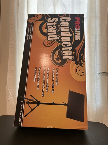 Proline GMS80A Conductor Sheet Music Stand Unopened | eBay