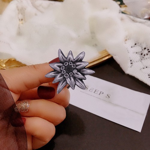 WWI German Army ELITE Edelweiss Mountain Troops Hat Cap Badge Pin medal ...