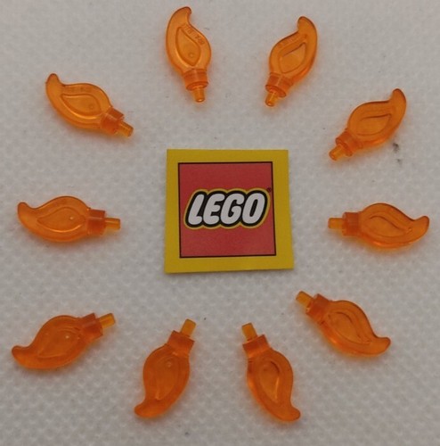 10 Lego Steine Flammen/Kerzen 1x1 transparent orange NEU 37775 | eBay.de
