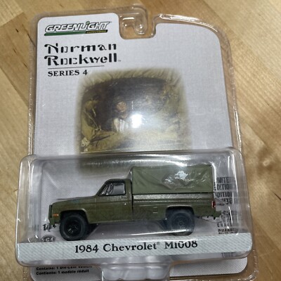 1984 '84 CHEVY M1008 TRUCK NORMAN ROCKWELL SERIES 4 GREENLIGHT DIECAST ...
