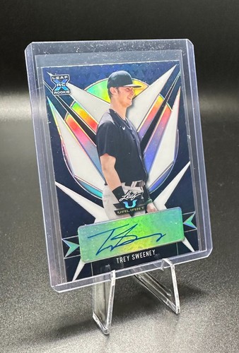 2021 Leaf Valiant TREY SWEENEY XRC Auto Navy Blue Parallel /75 Yankees ...