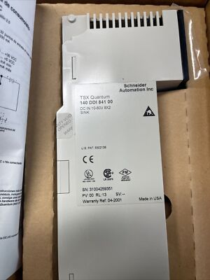 Modicon 140-DDI-841-00 I/O Module DC In 24V DC IN 8X2 16 Point Sink | eBay