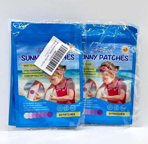 Sunny Patch UV Detecting Patches for Kids and Adults 2PK x 24Ct =48 in ...