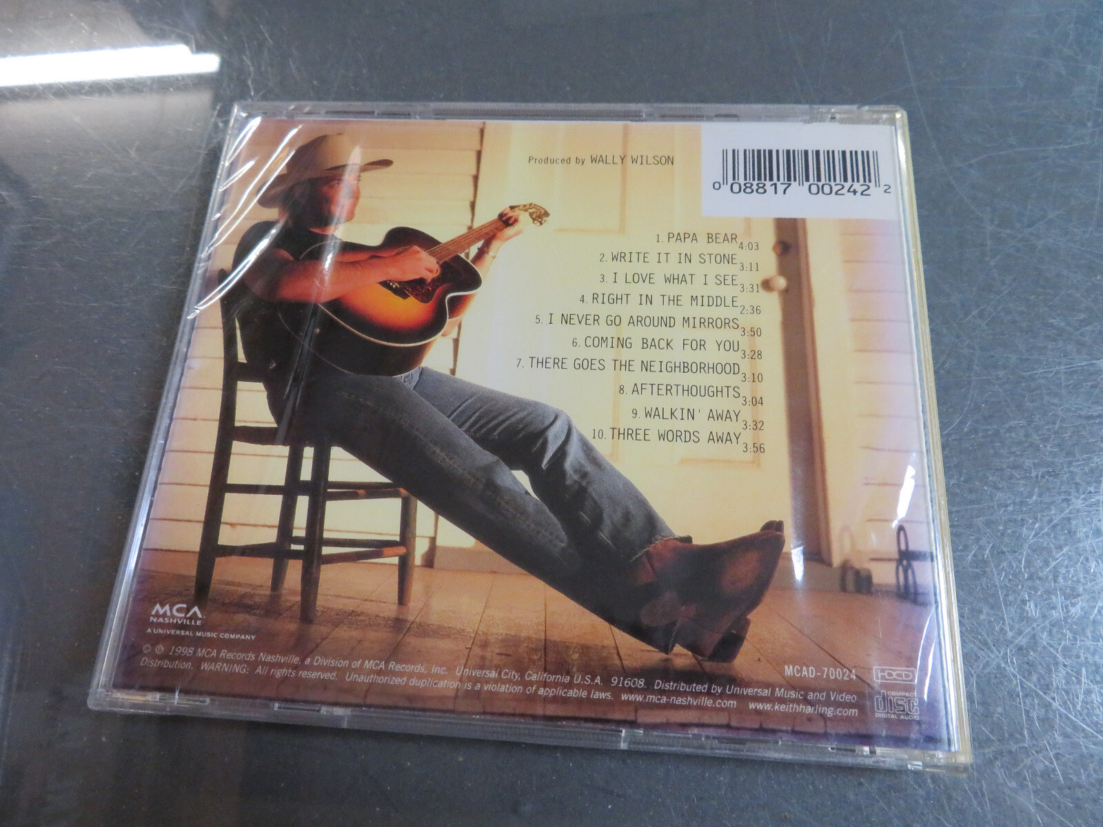 Write It in Stone by Keith Harling (CD, Jan-1998, MCA Nashville) for ...