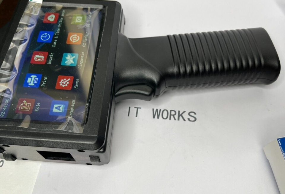 Upgrade Handheld Inkjet Printer 600DPI Logo Date QR Barcode Batch ...