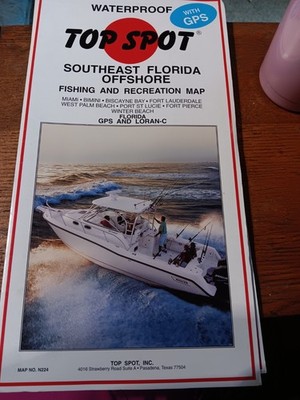 Top Spot Fishing Maps Southeast Florida OffShore Fishing and Recreation ...