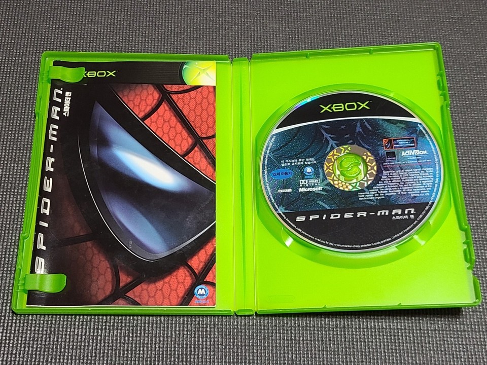 Microsoft XBOX Spider-man Retro Shooting Game Korean Version for MS ...