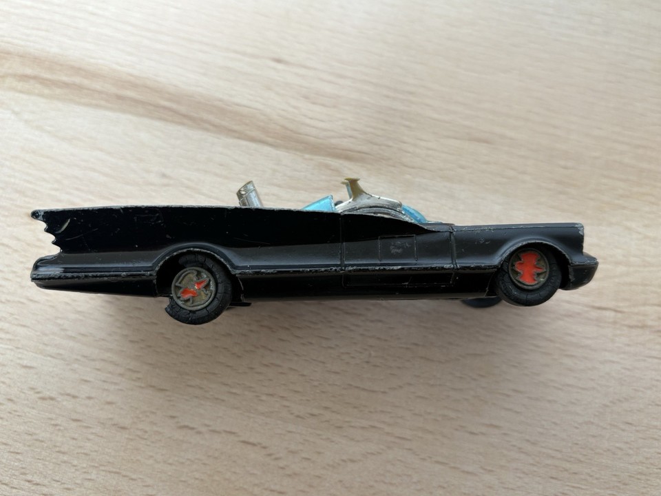 Vintage Batmobile Corgi 267 Red Bat Hubs Car Batman Original With ...