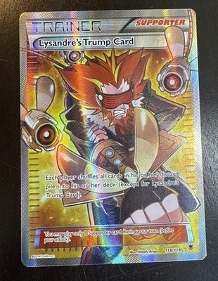 Lysandre's Trump Card Full Art 118/119 Pokemon XY Phantom Forces NM | eBay