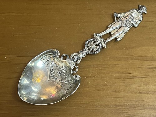 Rare Large Figural Napoleon Sterling Silver Souvenir Spoon | eBay
