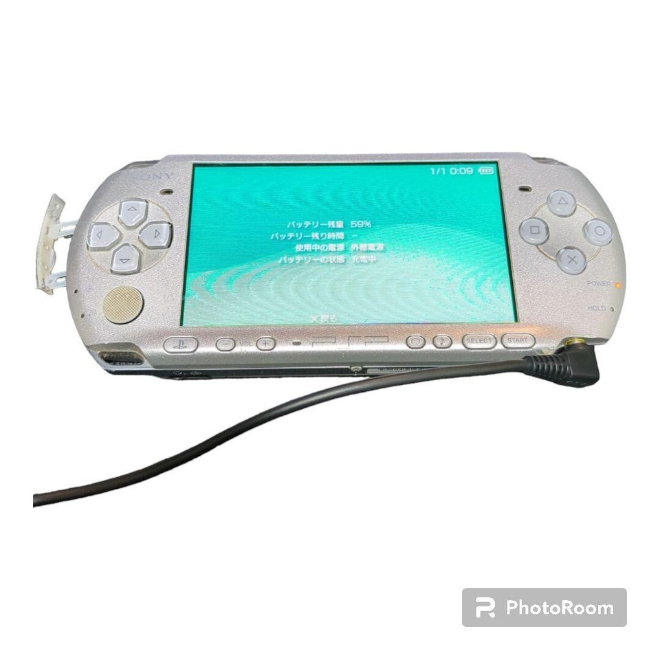 [Operation confirmed] SONY PSP-3000 Silver Main body only PlayStation ...