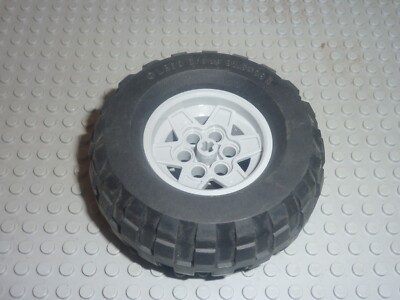 LEGO Wheel 43.2mm D x 26mm Racing Small 6 Pin Holes Tire 81.6x38 Rx1 ...